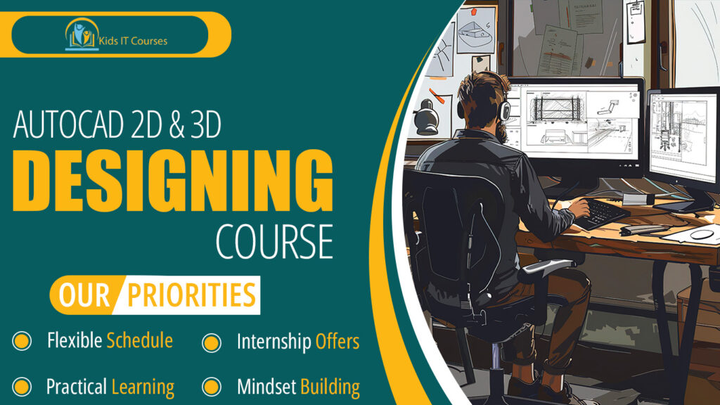 AutoCAD 2D & 3D | Kids Beginner Courses Nearby Rawalpindi